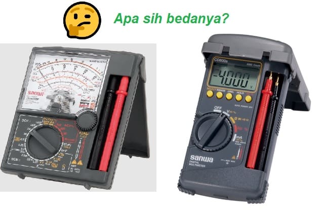 Perbedaan Antara Multimeter Analog dan Digital Perbedaan Antara Multimeter Analog dan Digital
